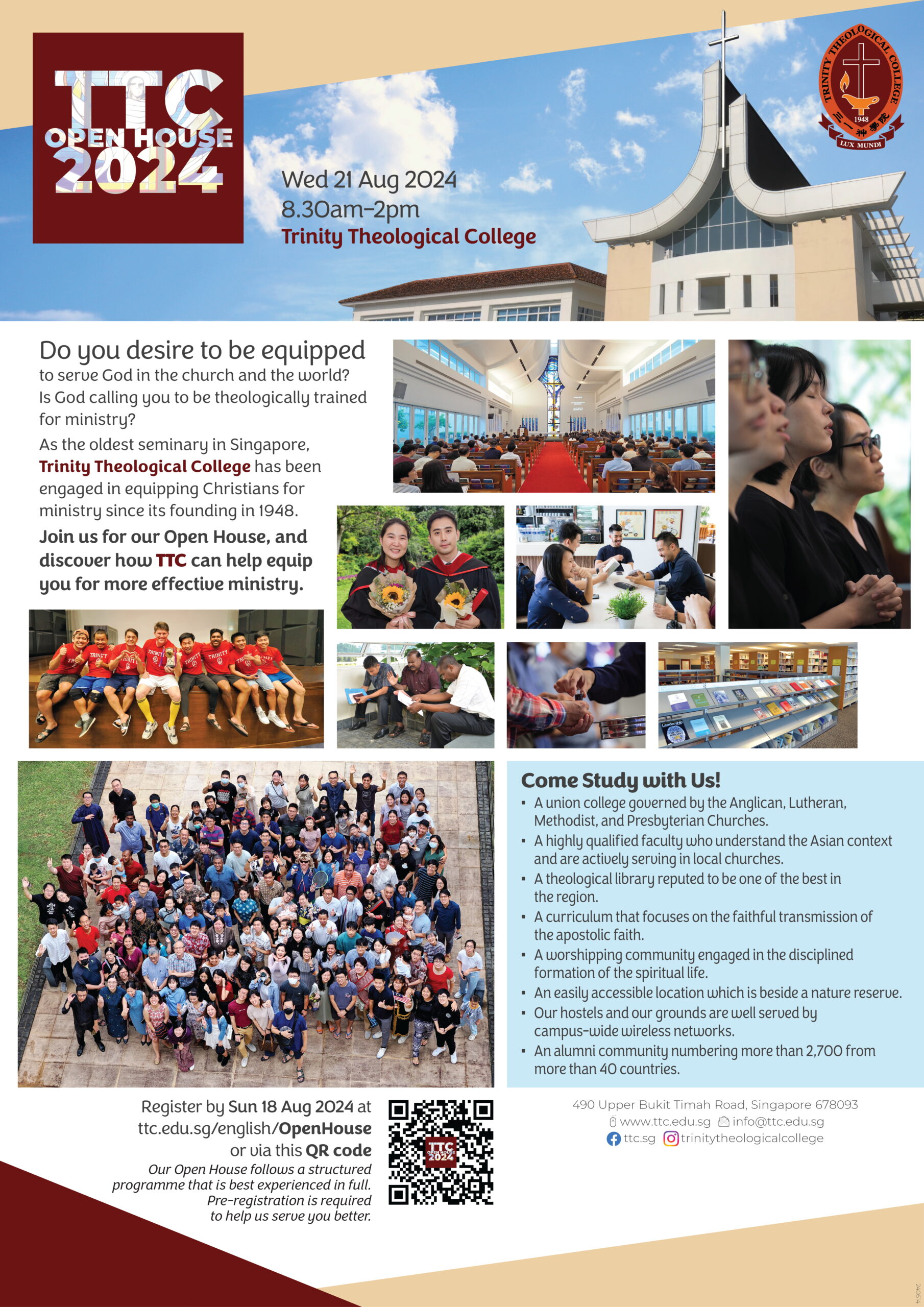 Trinity Theological College Annual Open House